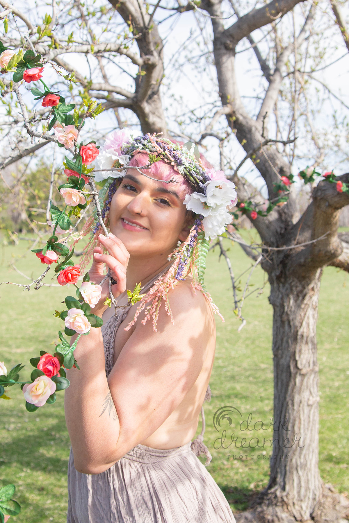 Spring Queen Portrait Session - Dark Dreamer Photography